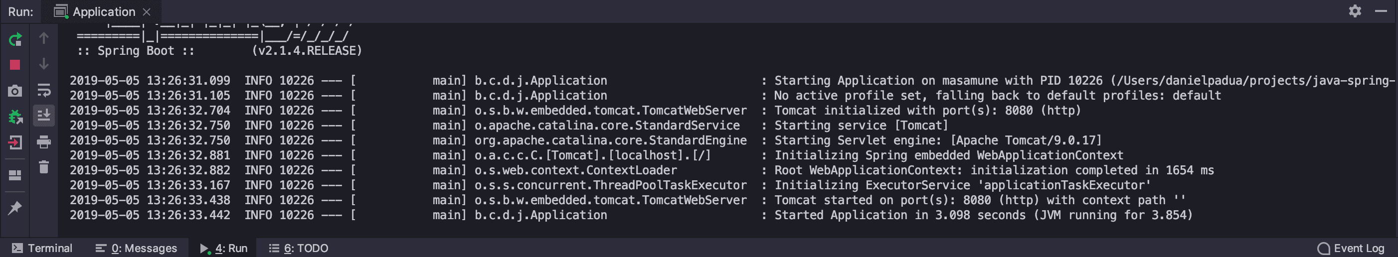 Java Spring Boot + IntelliJ IDEA | Daniel Padua Blog