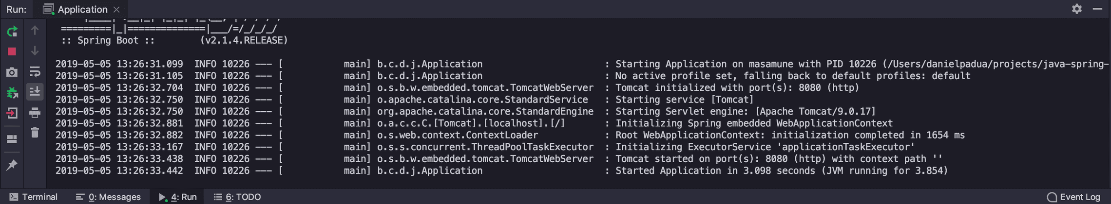 Java Spring Boot + IntelliJ IDEA | Daniel Padua Blog