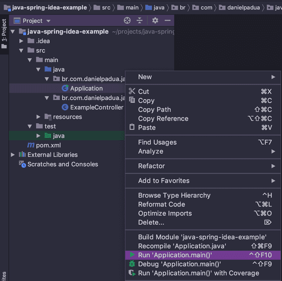 Java Spring Boot + IntelliJ IDEA | Daniel Padua Blog