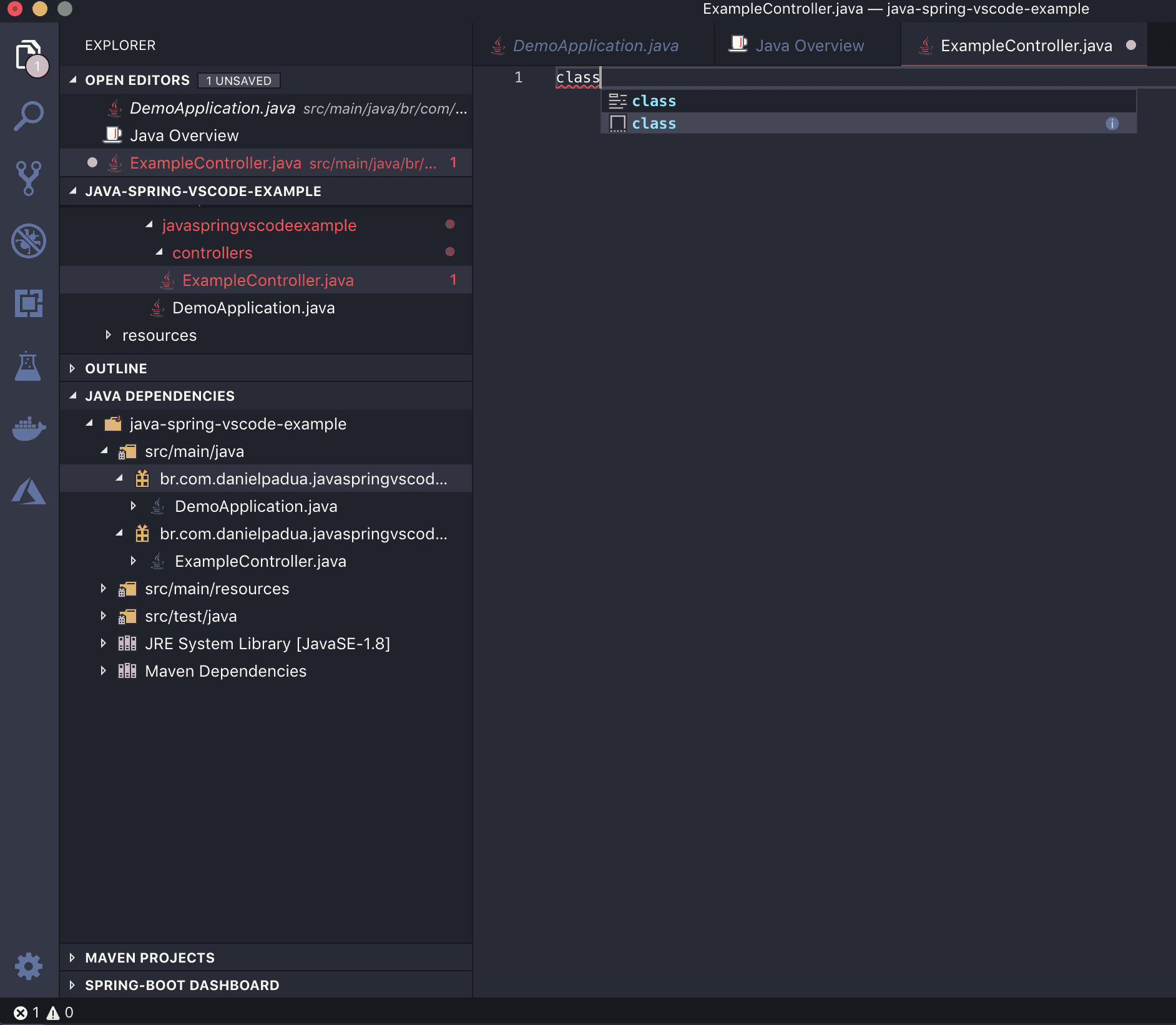Java Spring Boot + Vscode | Daniel Padua Blog