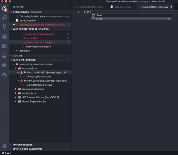 Java Spring Boot + Vscode | Daniel Padua Blog